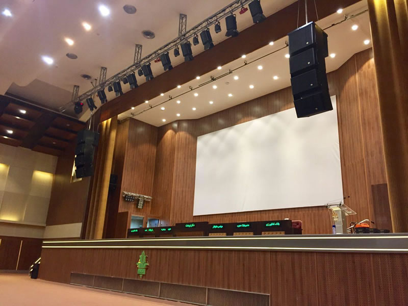 Installation Of FX 4-WAY LINE ARRAY – SAM NEJAD GOSTARAN